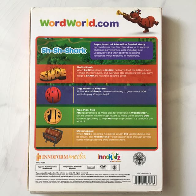 Word World - Sh-sh-Shark, Hobbies & Toys, Toys & Games on Carousell