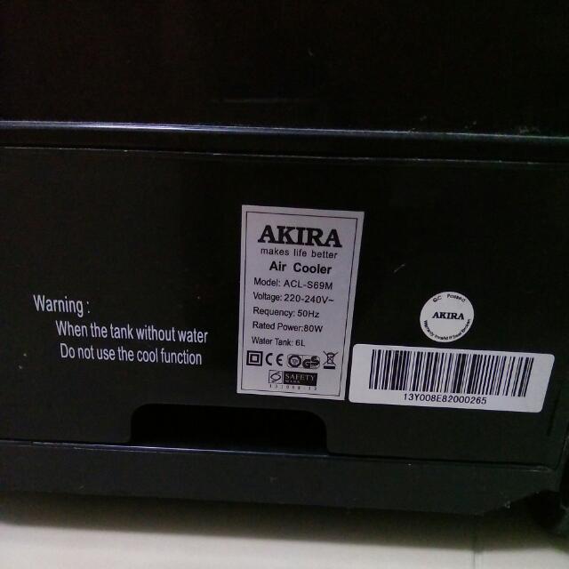 Akira Air Cooler, TV & Home Appliances, Air Conditioners & Heating on ...