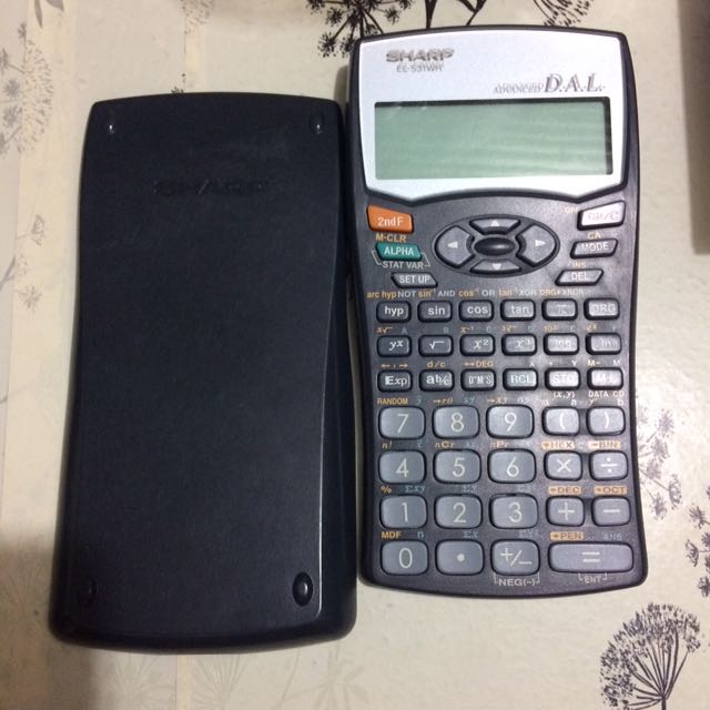 Scientific Calculator (Sharp EL-531WH), Computers & Tech, Office ...