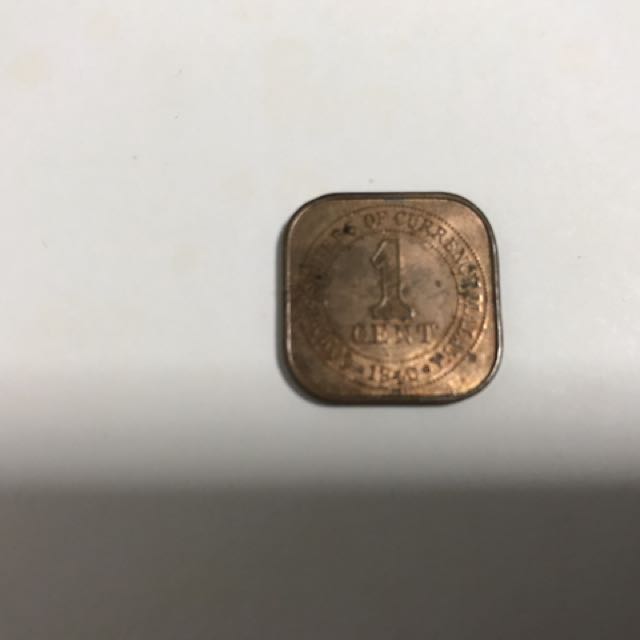 Singapore Straits Settlement 1 Cent Coin, Hobbies & Toys, Memorabilia & Collectibles, Currency ...