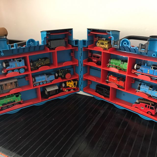 Thomas The Tank Engine Die Cast Plastic Trains And Carry Case Box ...