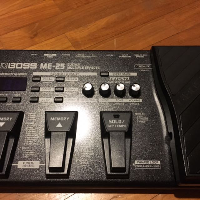 BOSS - ME-25 Guitar Multi-effects, Hobbies & Toys, Music & Media, Music ...