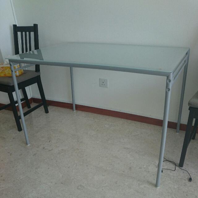 Dining Table & Toshiba TV, Furniture & Home Living, Furniture, Tables ...