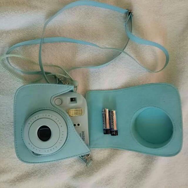 Instax Mini (Baby Blue Color), Photography, Cameras on Carousell