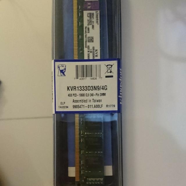 Kingston 4gb Ram ddr3, Computers & Tech, Parts & Accessories ...