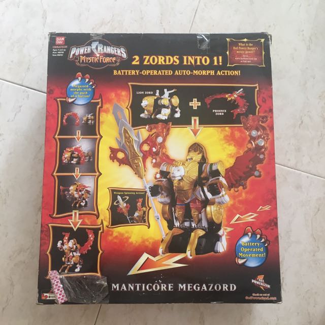 Power Ranger Manticore Megazord, Hobbies & Toys, Toys & Games on Carousell