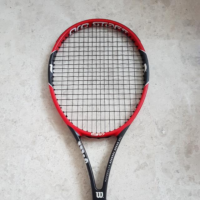Tennis - Racquet - Wilson PRO STAFF RF97 Autograph, Sports Equipment ...