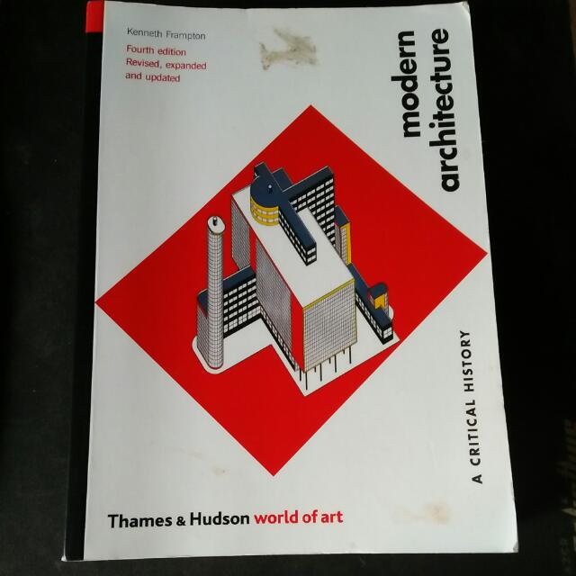A Critical History of Modern Architecture by Kenneth Frampton AR2226 ...