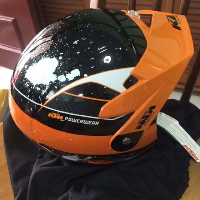 Ktm Helmet, Motorcycles, Motorcycle Apparel on Carousell