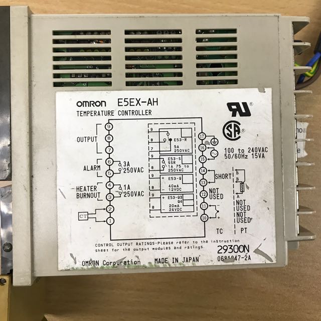 Omron Temperature Controller E5EX-AH, Health & Nutrition, Health Monitors & Weighing Scales on ...