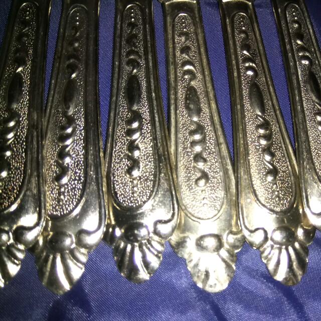 Vintage Silver- Plated EP ZING LBL Cutlery Set From Italy, Furniture ...
