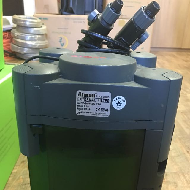 Atman Professional 1 External Filter, Pet Supplies, Homes & Other Pet ...