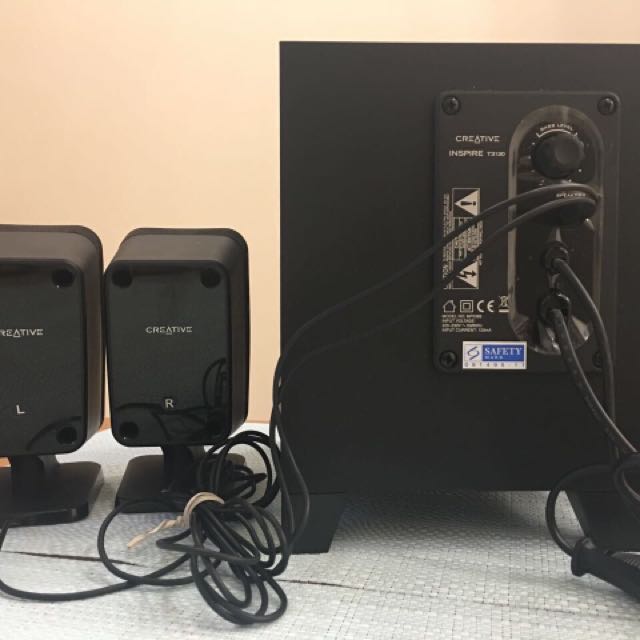 Creative Inspire T3130 2.1 Multimedia Speaker System, Audio, Soundbars ...
