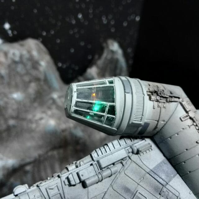Finemolds 1/144 Scale Millennium Falcon With Diorama Escape From ...