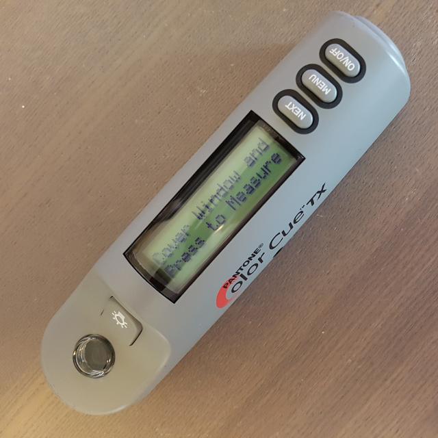 PANTONE handheld Colour Scanner COLOR CUE TX, Computers & Tech ...