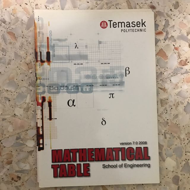 Mathematics Table, Hobbies & Toys, Books & Magazines, Textbooks on ...