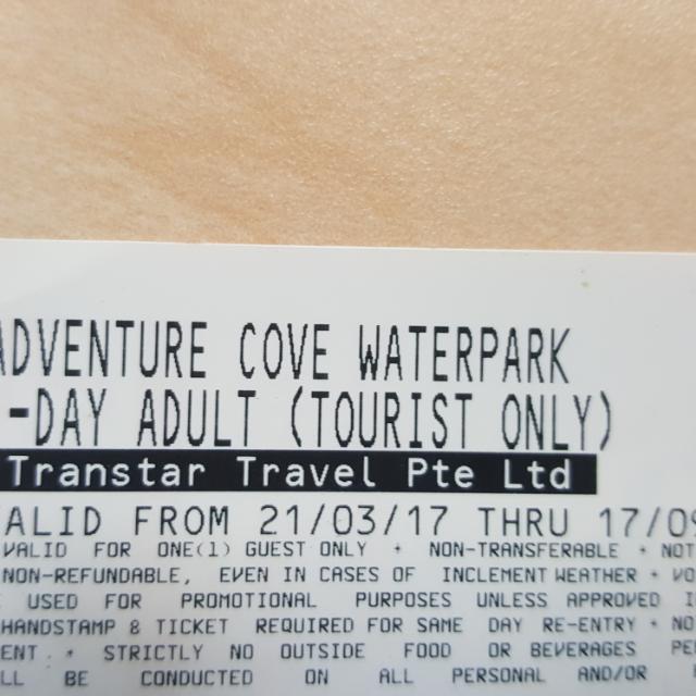RWS adventure Cove Waterpark, Tickets & Vouchers, Local Attractions ...