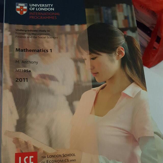 SIM UOL Math Mathematics 1 Studu Guide, Hobbies & Toys, Books ...