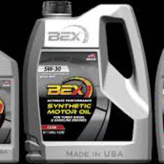 USA. BEX FULLY SYNTHETIC 4L ENGINE OIL., Auto Accessories on Carousell