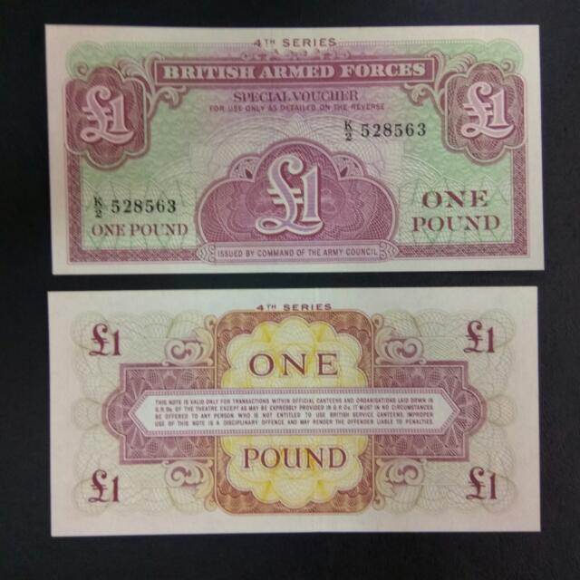 British Armed Forces 1 Pound 4th Series, Hobbies & Toys, Memorabilia ...