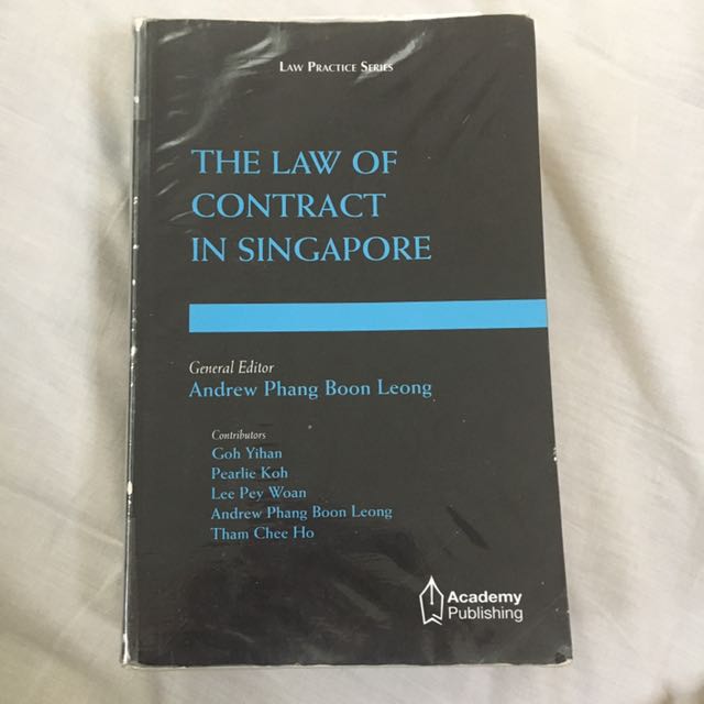 Law Of Contract Andrew Phang, Hobbies & Toys, Books & Magazines ...