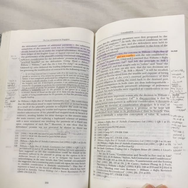 Law Of Contract Andrew Phang, Hobbies & Toys, Books & Magazines ...