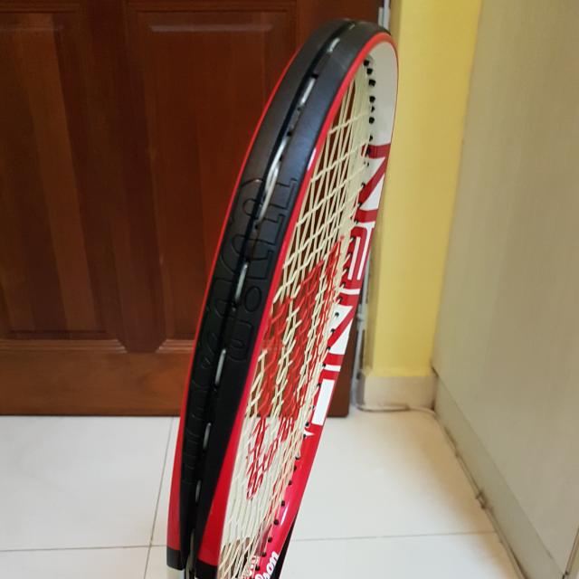 Wilson Nano Carbon Pro Tennis Racquet, Sports Equipment, Sports & Games ...