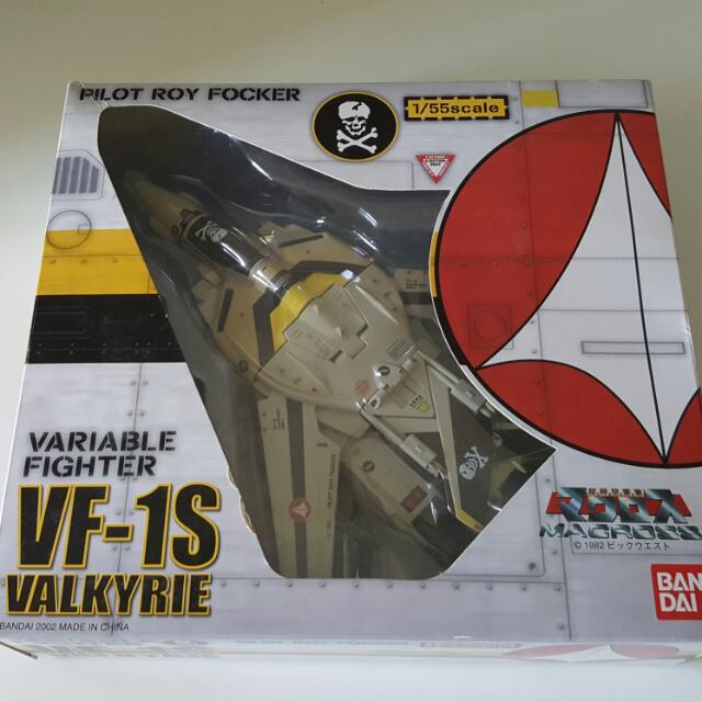 Bandai Macross Valkyrie VF-1S 1/55 scale ROY FOCKER, Hobbies & Toys ...