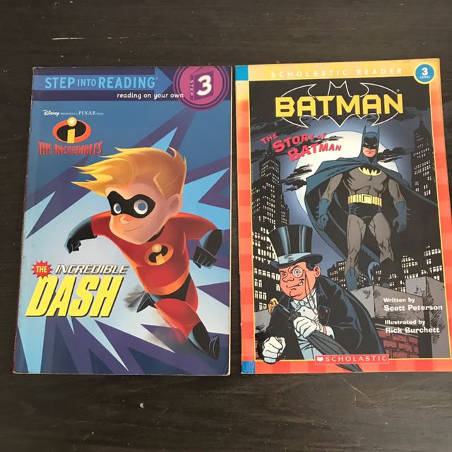 Incredible Dash and Batman Scholastic Reader, Hobbies & Toys, Books ...