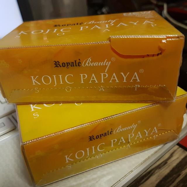 Kojic Papaya Soap ROYALE, Everything Else on Carousell