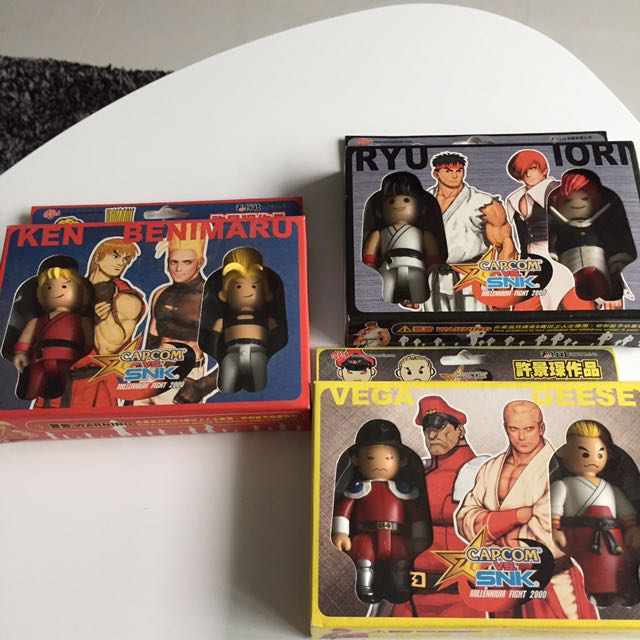 Playmobil-like Capcom Vs Snk Figures, Toys & Games, Bricks & Figurines ...