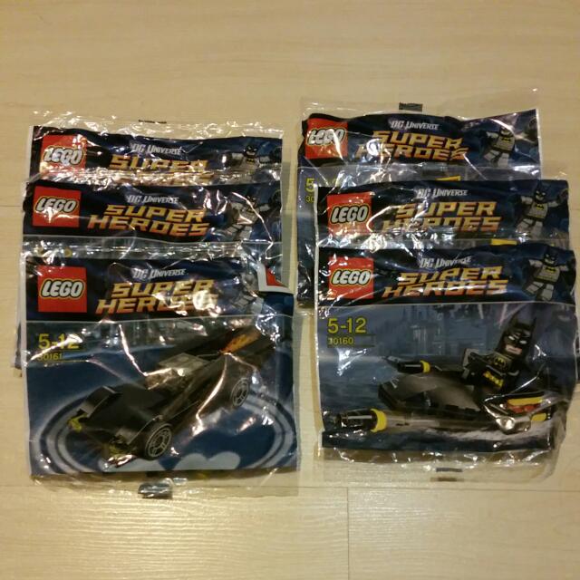 Lego 30160 - Batman Jet Ski + Lego 30161 - Batmobile (6 Packs), Hobbies ...
