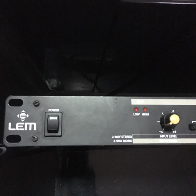 LEM XO202 Active Crossover Splitter, TV & Home Appliances, TV ...