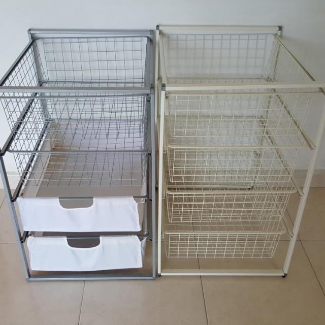 2 Metal racks, Furniture & Home Living, Furniture, Shelves, Cabinets ...