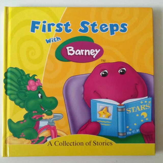 New First Steps With Barney Book (a collection of stories), Hobbies ...