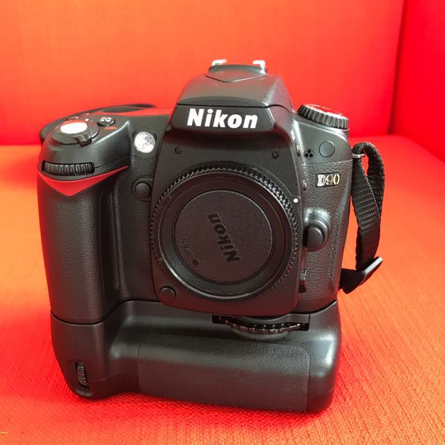 Nikon D90 SLR + Lens 50MM + Battery Grip Pack, Photography, Cameras on ...