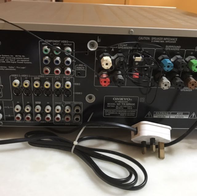 Onkyo AV Receiver TX-SR600, Audio, Soundbars, Speakers & Amplifiers on ...