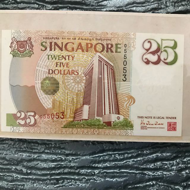Singapore $25 Note, Hobbies & Toys, Memorabilia & Collectibles ...