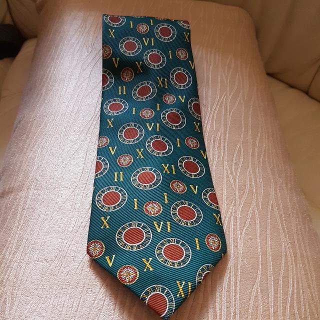 No Brand Green Numeral Symbols Tie, Men's Fashion, Watches ...