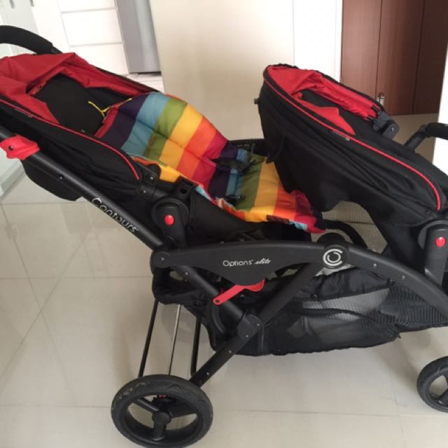 Double Stroller, Babies & Kids, Going Out, Strollers on Carousell