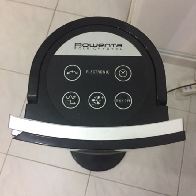 Rowenta Fan Eole Crystal Tower Fan, TV & Home Appliances, Water Heater ...