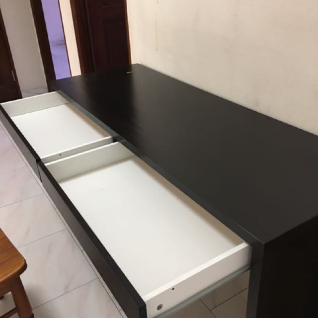 IKEA Long Study Table, Furniture & Home Living, Furniture, Tables ...