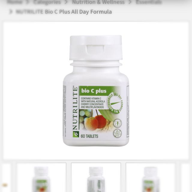 NUTRILITE Bio C Plus All Day Formula (60 tab), Health & Nutrition ...
