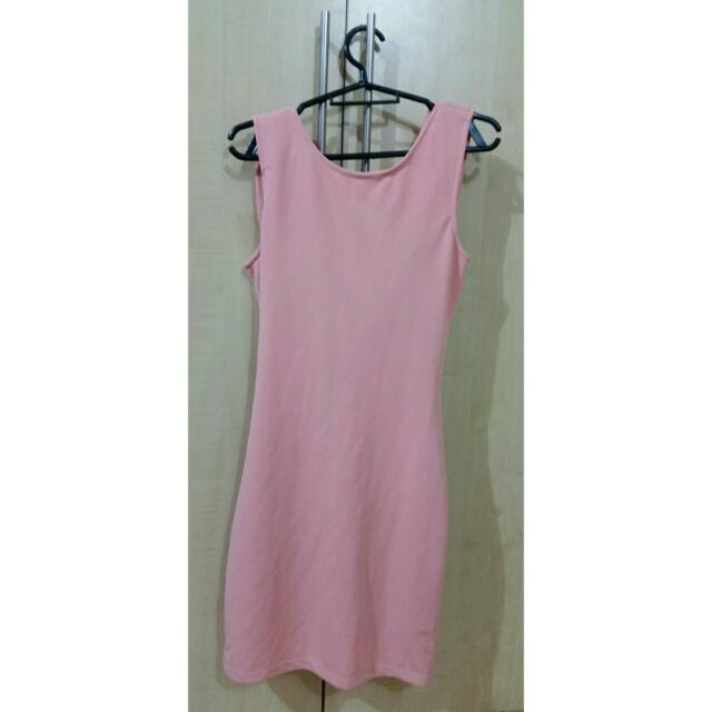 NEW! Pastel Pink / Light Rose Color Semi Formal / Formal Dress, Women's ...