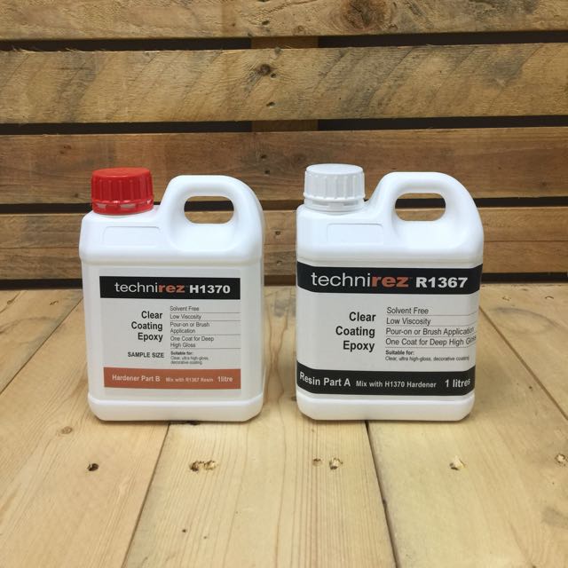 Technirez Crystal Clear Coating Resin 2 LTR Pack, Hobbies & Toys ...