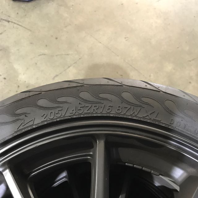 Advanti Original Rims 16" With Tyre, Car Accessories on Carousell
