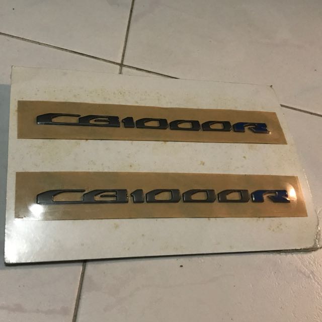 Cb1000r 3D Rear Logo, Motorcycles, Motorcycle Accessories on Carousell