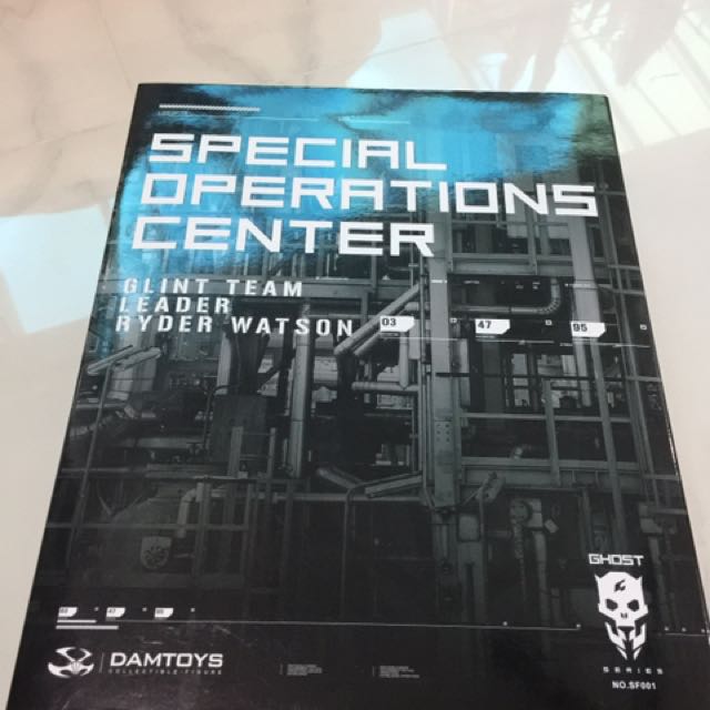 DAM Toys Ghost series SF001 1/6 scale Special Operations Center GLINT ...