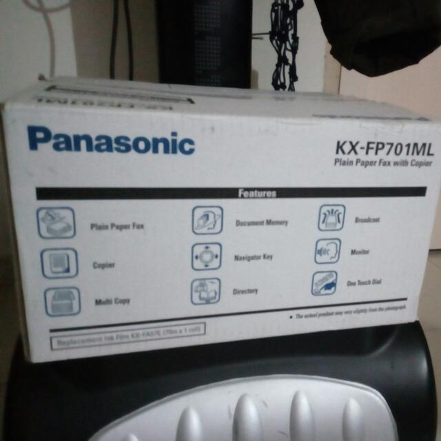 Fax Machine A4. Roller Film Type. Panasonic KX-FP701ML, Computers ...