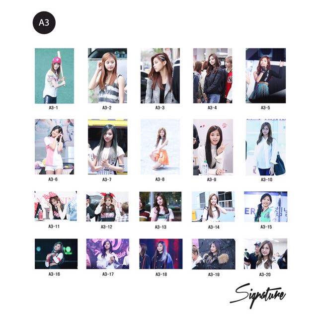[GROUP ORDER] DELTA TRAP - TWICE TZUYU PHOTO FRAMES, Hobbies & Toys, Memorabilia & Collectibles ...